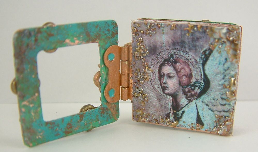 Artfully Musing: Angel Miniature Metal Book